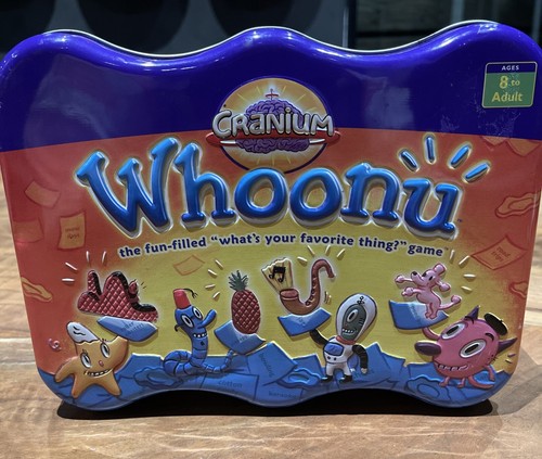 Cranium Whoonu Game in Tin. The “What’s Your Favorite Thing?” Fun ...