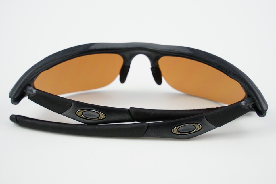 Pre-Owned 1st Gen Oakley Half Jacket 1.0 Gunmetal Grey/VR28 Sunglasses ...