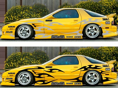 NINJA Custom Drift Car Livery Vinyl Decal Kit – JDM Race Style Graphics ...