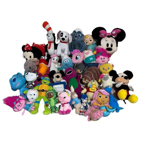 Resellers Large Plush Lot Of 30+ Stuffed Animals Disney Nickelodeon ...