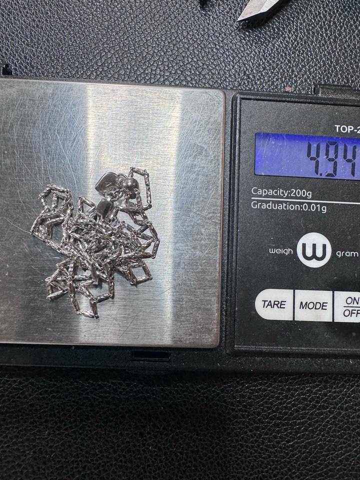 4.9g Sterling Silver 925 Unique Bolo Chain Up To 24” Jewelry lot L | eBay