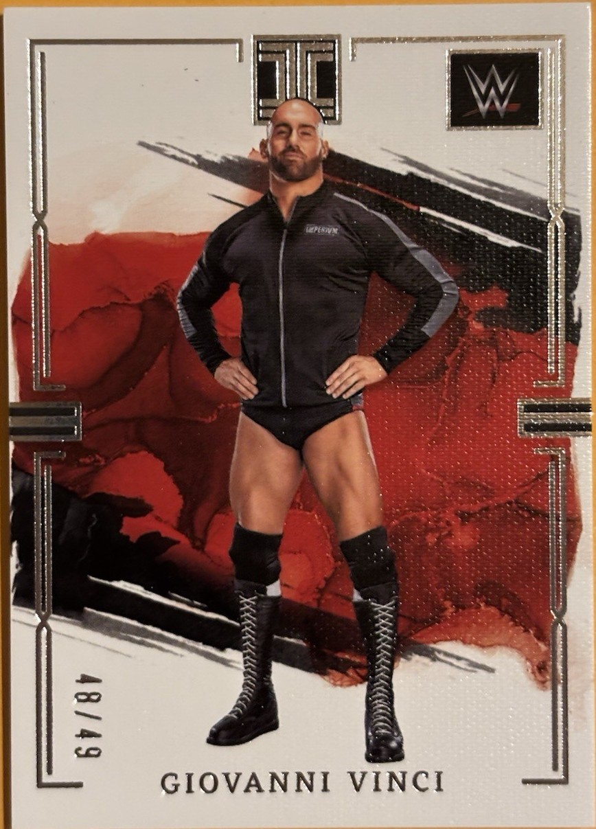 2023 Panini Impeccable WWE - Giovanni Vinci #80 Silver /49 for sale ...
