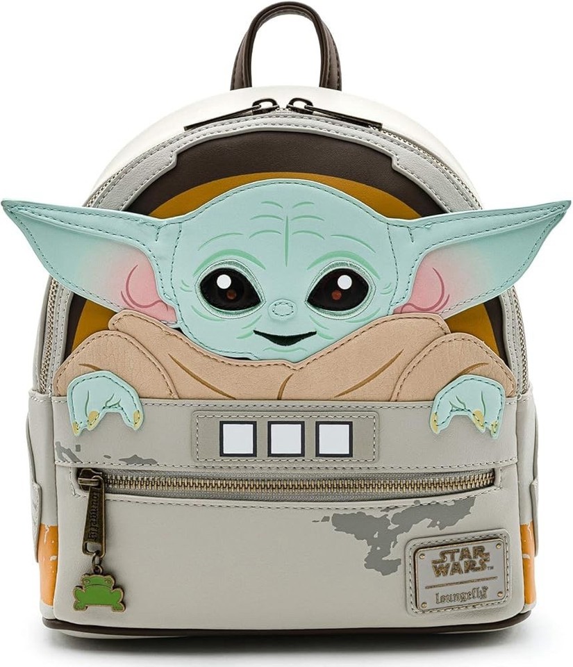 Loungefly Mandalorian Baby Yoda/Grogu Mini Backpack From Hollywood ...