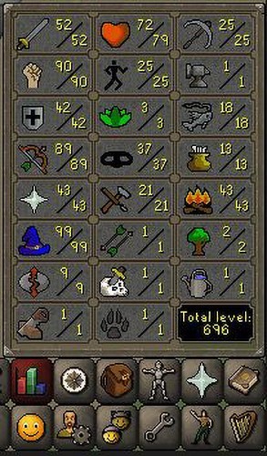OSRS Runescape Mid Level Account | 90 Str/Range | 99 Mage | CB 83 ...