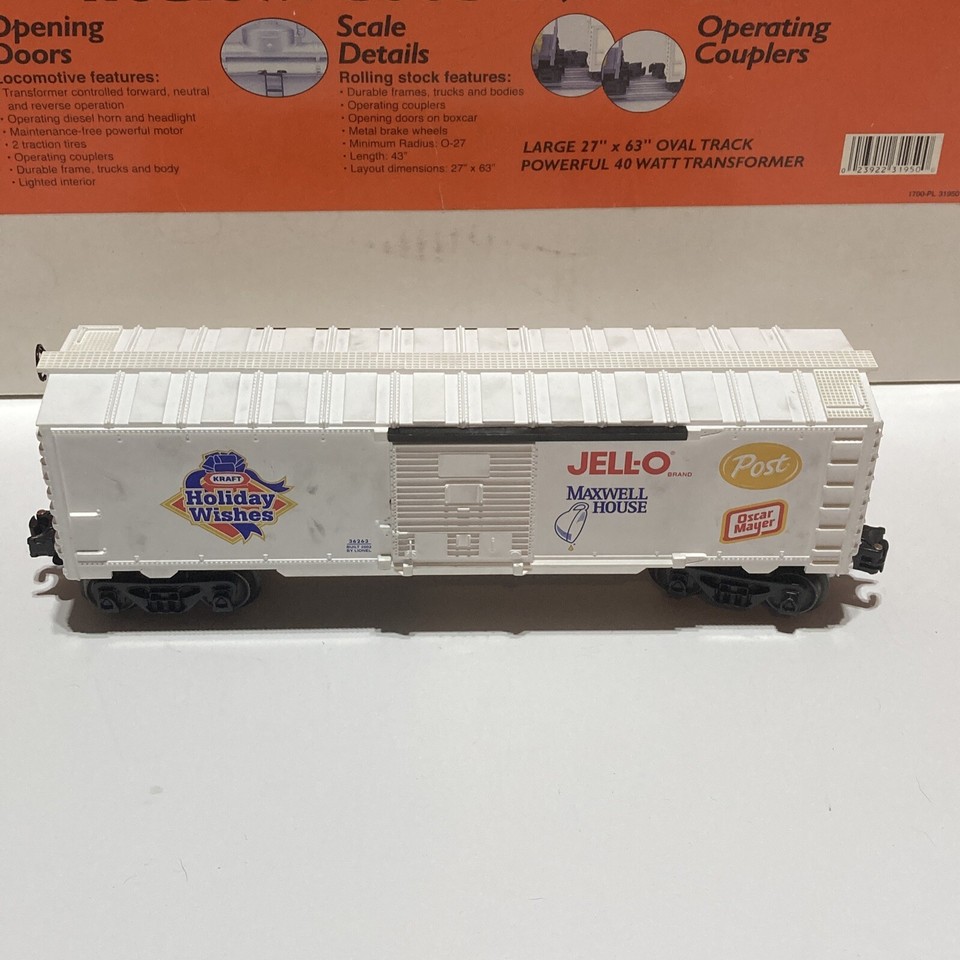 2002 Lionel Train Set - Kraft Nabisco Holiday With Oval Track - Limited ...