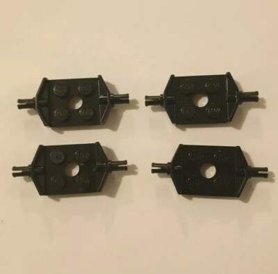 LEGO 6157 2 x 2 Plate With Wheel Holders Black x 4 | eBay UK