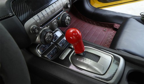 For Chevrolet Camaro 2010-15 ABS Red Car Gear Shift Knob Shifter Lever ...