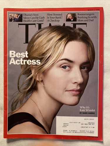 2009 March 2, Time Magazine, Best Actress Why It’s Kate Winslet (MH561 ...
