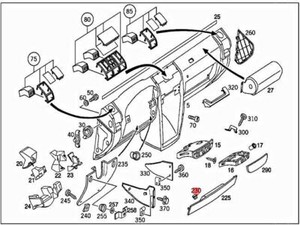 Genuine MERCEDES SMART BBDC A208 A209 C208 C209 Clamp 2109880578 | eBay