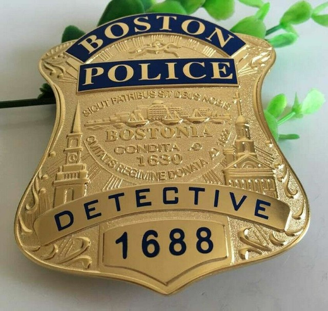 Police Detective Metal Insignia Badge Pin Broochs Army Medal Size: 8X6 ...