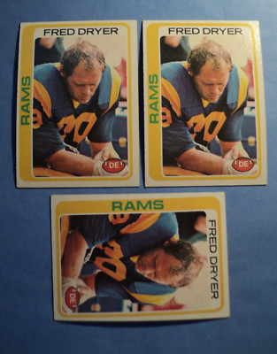 1978 Topps Fred Dryer #366 - Los Angeles Rams VG AUCT#11531 | eBay