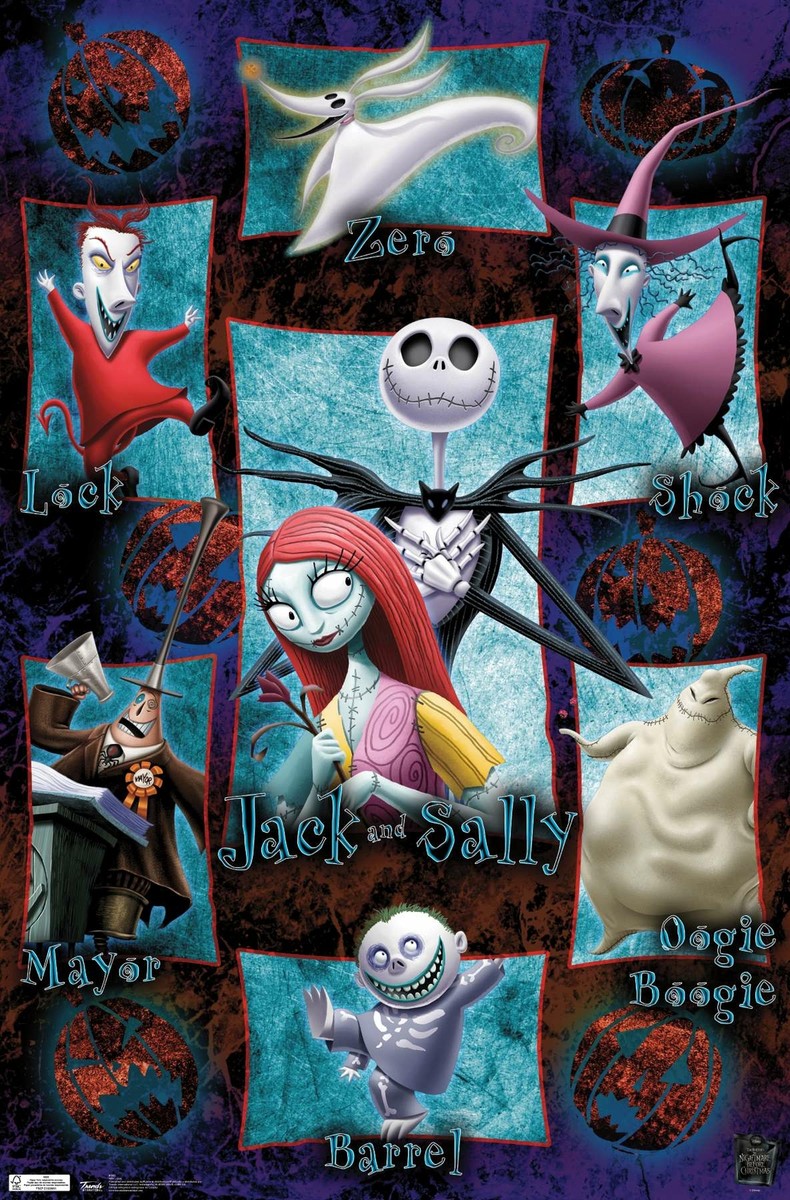 Nightmare Before Christmas Characters Drawings The Nightmare Before