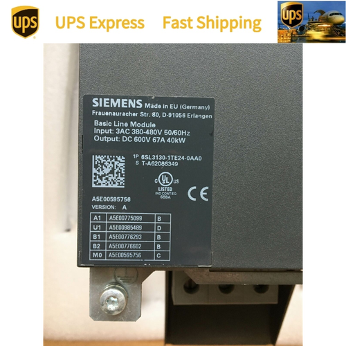 6SL3130-1TE24-0AA0 Siemens 6SL3 130-1TE24-0AA0 SINAMICS S120 BASIC LINE ...
