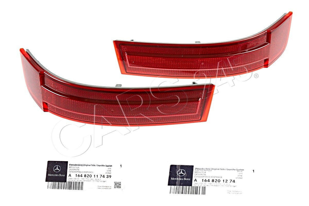 Genuine Bumper Reflectors Pair MERCEDES W164 X164 SUV 1648201174 | eBay