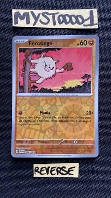 Carte Pokémon Férosinge 056/165 Reverse EV3.5 MEW 151 Français Neuf | eBay