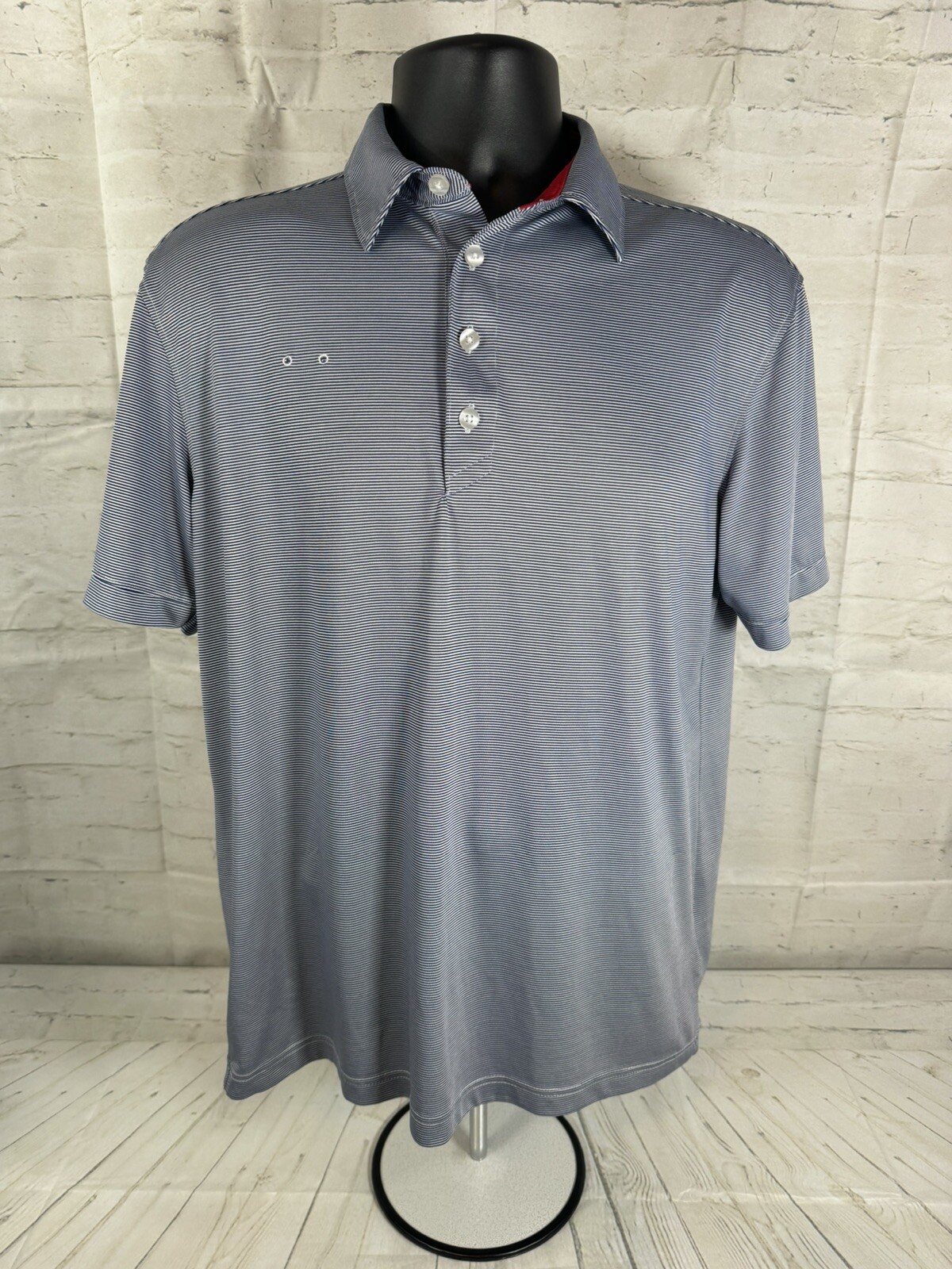 Chick-fil-A Employee Uniform Shirt Medium Blue Polo C… - Gem
