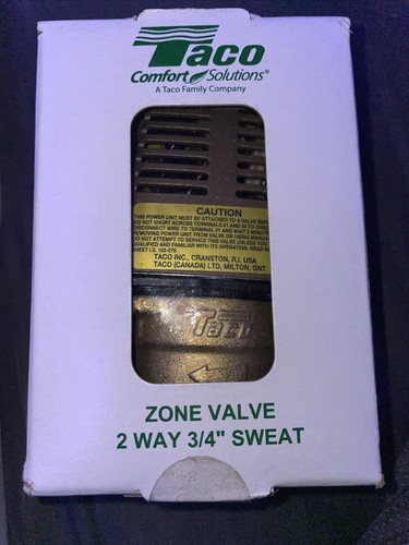 Taco 571-2 3/4 inch Sweat Zone Valve - Gold 687752025163 | eBay