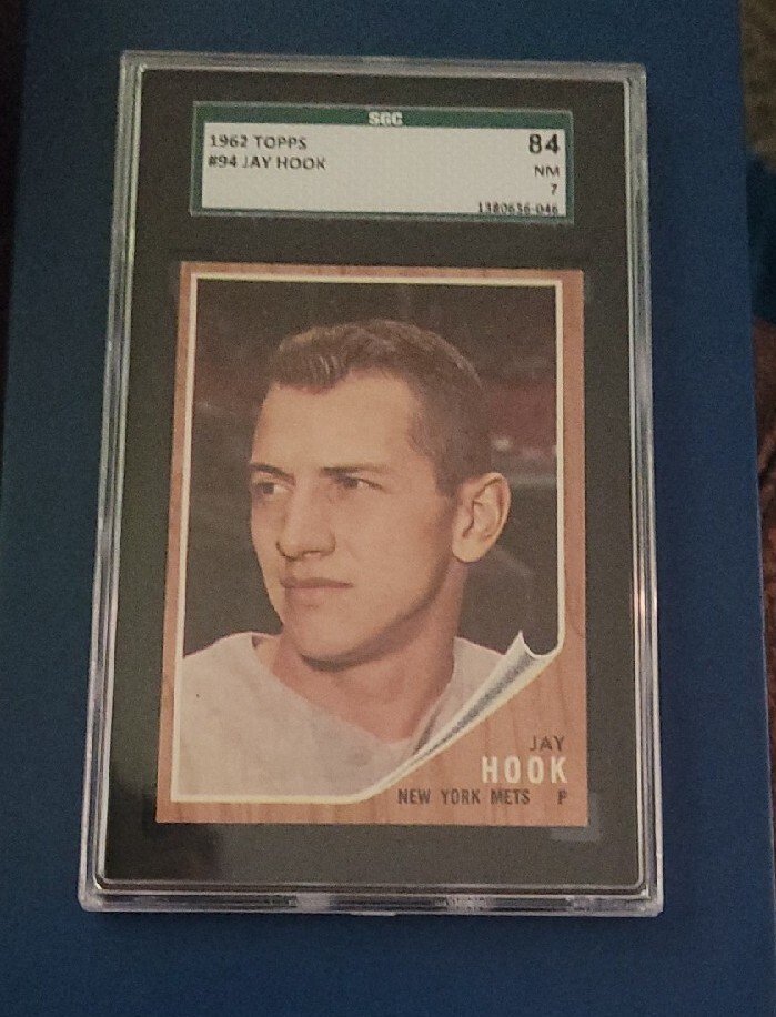 1962 Topps SGC 7 Jay Hook 94 | eBay