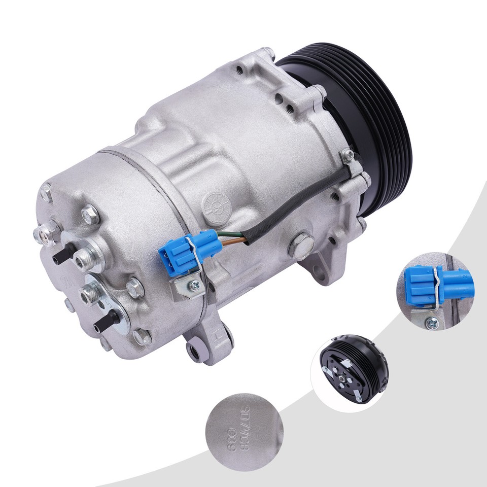 CO 1206JC A/C Air Conditioning Compressor For VW Beetle Jetta Golf 1998 ...
