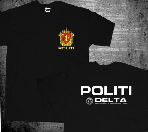 New Norway Norwegian Police Politi Special Rescue Unit Delta Force Logo ...