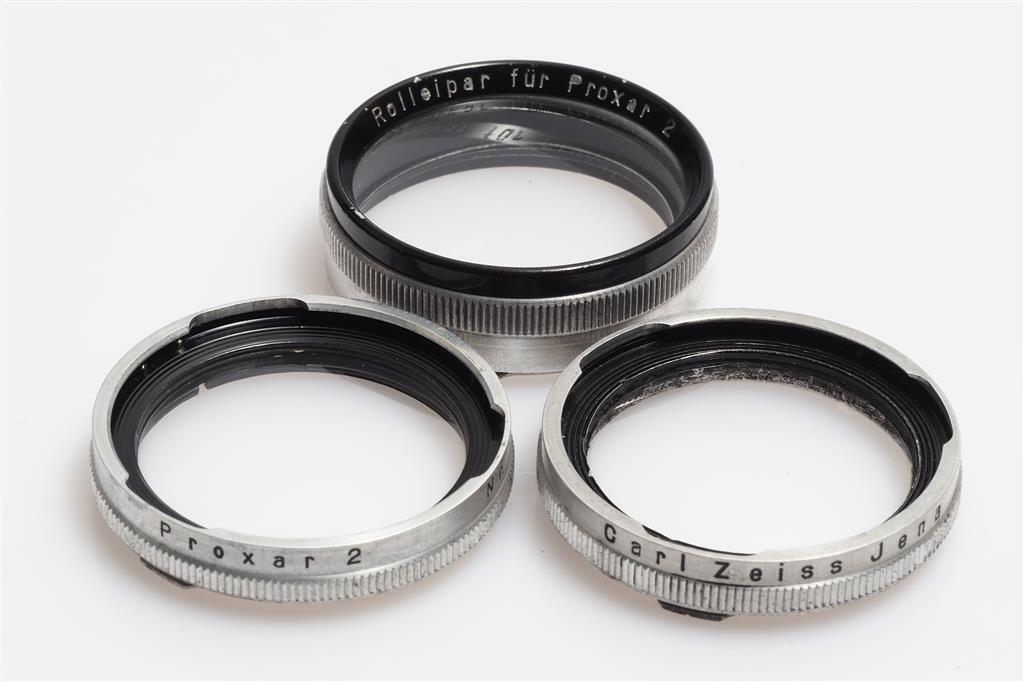 Rollei Rolleiflex Bay. I Rolleipar per Proxar 2 Filtri Set (1726324069 ...