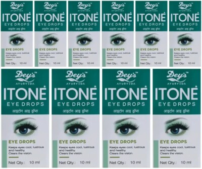 5 PACK x ITONE Eye Drops 10ml each Herbal Ayurvedic Eye Wellness | eBay