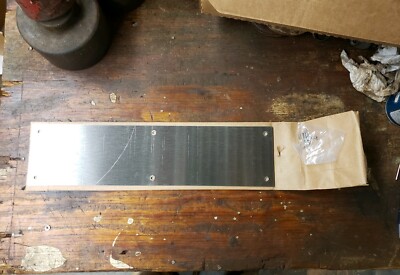 HAGER 052482 30S 4X16 PUSH PLATES US32D FINISH | eBay