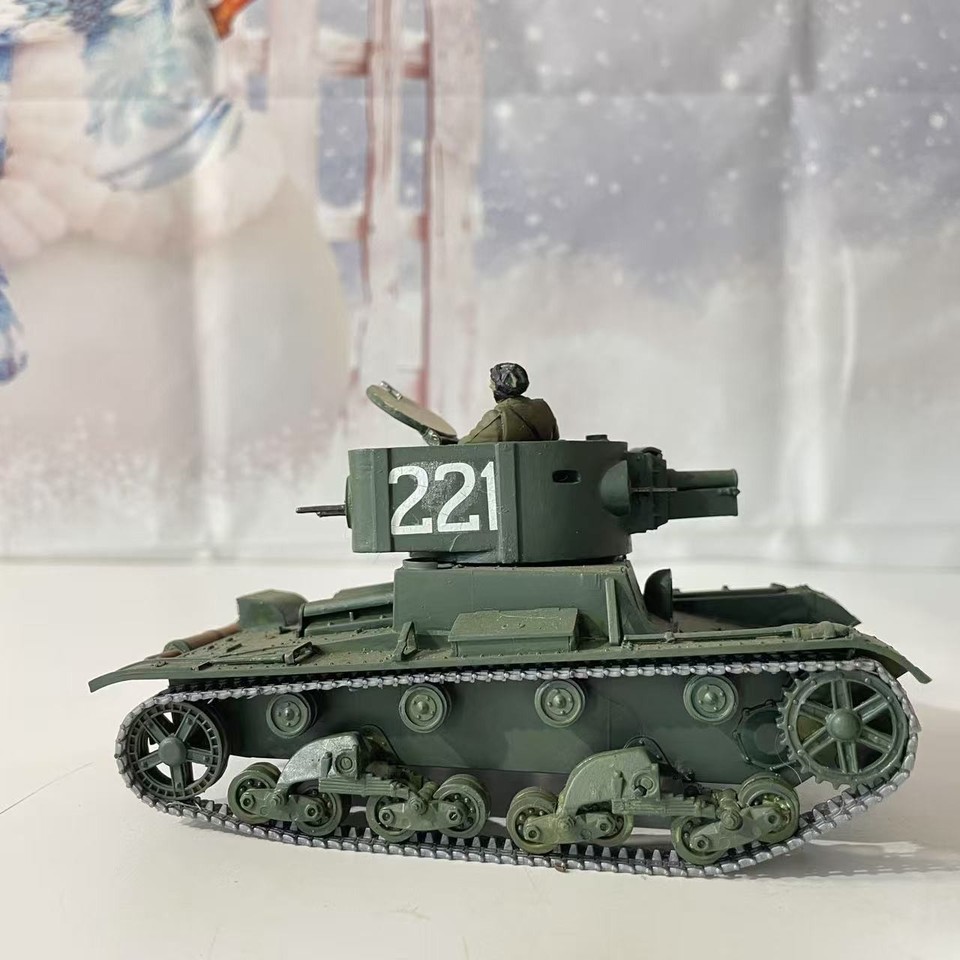 BUILT 1/35 SOVIET T26 LIGHT WW 2 TANK PRO BUILT Painted Ready Model🔥 💦 ...