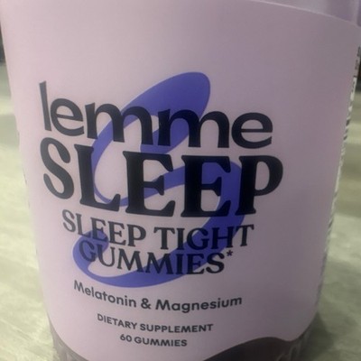 lemme SLEEP Sleep Tight Gummies Melatonin & Magnesium 60 Gummies | eBay
