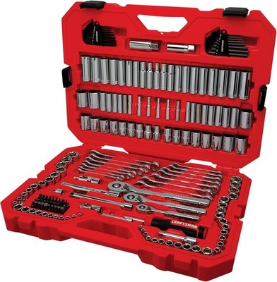 GENUINE CRAFTSMAN Tool Set, 189 Piece Mechanics Tool Set *FREE SHIPPING ...