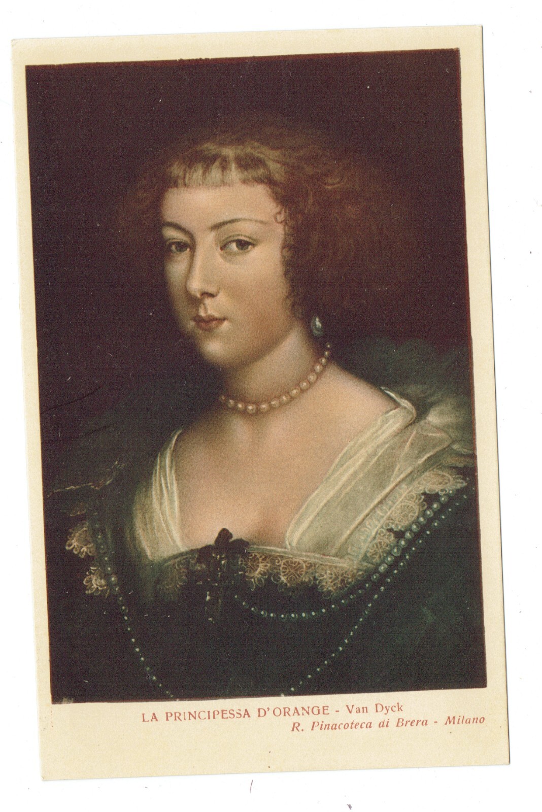 Postcard Vin(2)VanDyck Principessa D'Orange 0240/Rembrandt DiSua ...