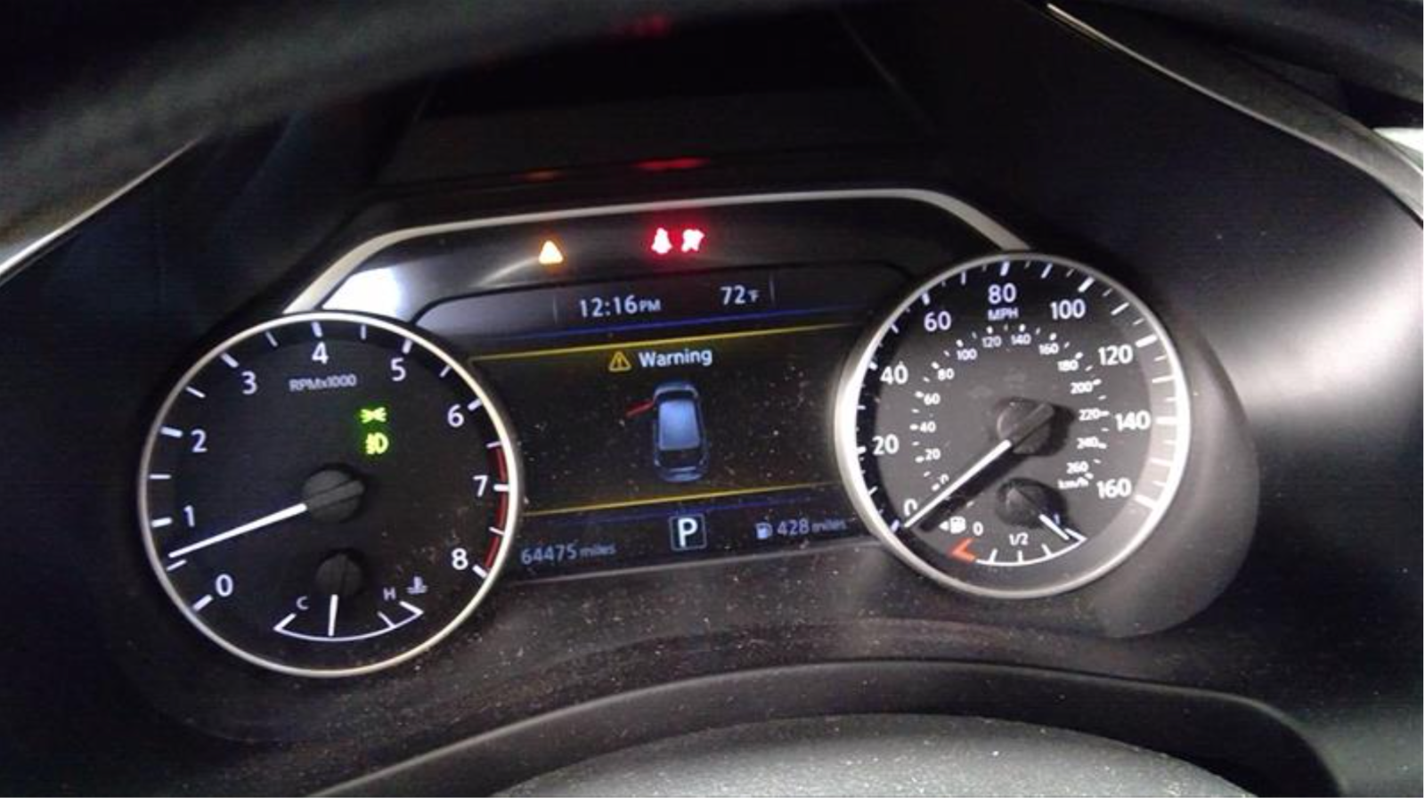 2015 - 2017 Nissan Murano Head Speedometer Gauge Cluster 24810-5AA1A ...