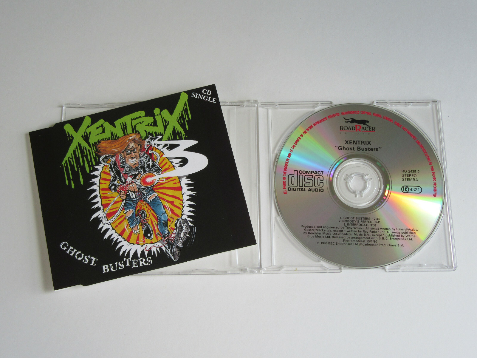 XENTRIX Ghost Busters CD 1990 THRASH MEGA RARE OOP ORIGINAL PRESSING ...