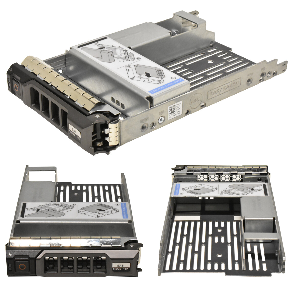 DELL 3.5 zu 2.5 Zoll HDD Caddy for R720 R730 R410 R610 R710 MD1200 R510 ...