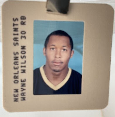 1984 NFL Promotional Color Slide-New Oreleans Saints-Wayne Wilson ...