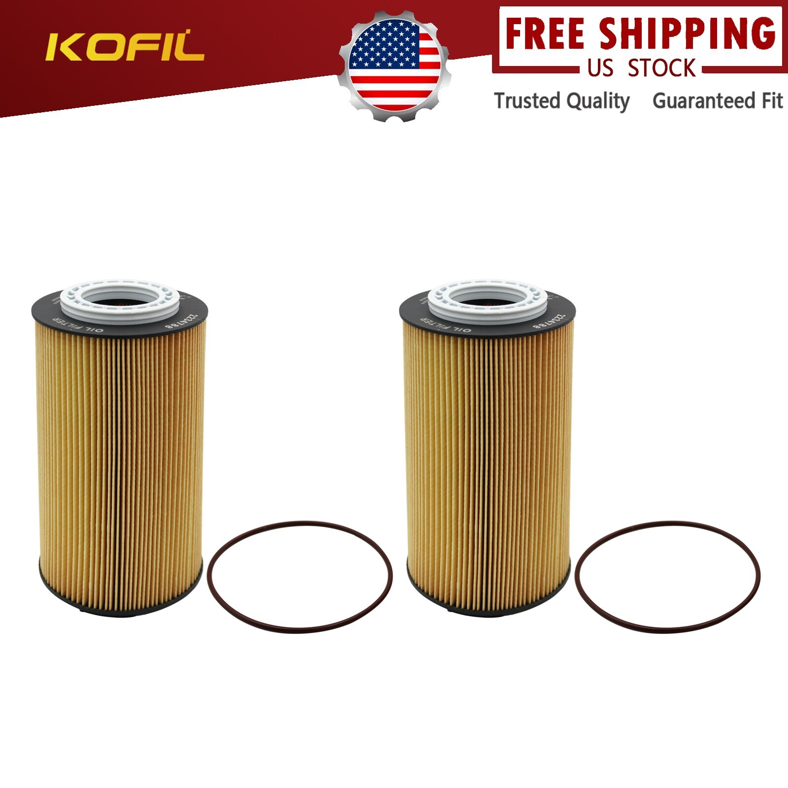 2/-New 2234788 Oil Filter for Euro 6 MX-13 Diesel Engine 2047411PE ...