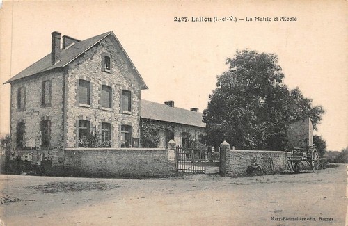 Lallou - The Town Hall and the School | eBay