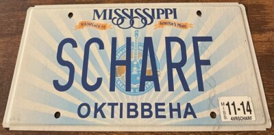 SCHARF Vanity License Plate Mutual Funds Sharp Investments | eBay