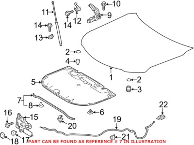 Genuine OEM Hood Seal for Toyota 5338106190 | eBay