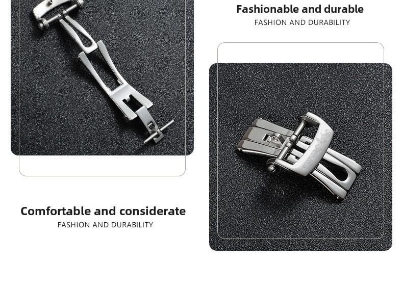 Stainless Steel Pin Buckle Butterfly Clasp 20mm for Blancpain FIFTY ...
