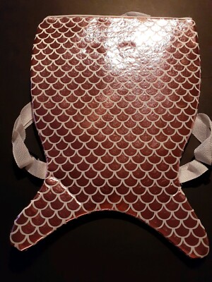 Mermaid Tail Backpack Large Girls Pink Iridescent | eBay