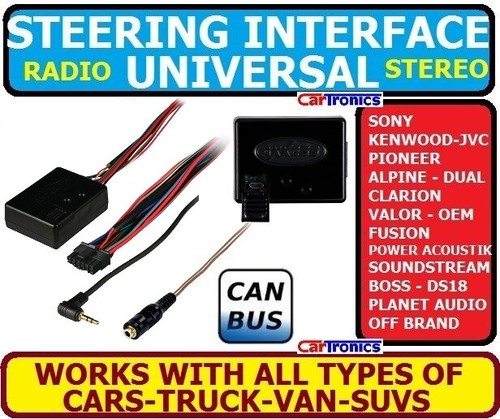 CAR STEREO RADIO STEERING WHEEL CONTROL RETENTION INTERFACE ADAPTER ...