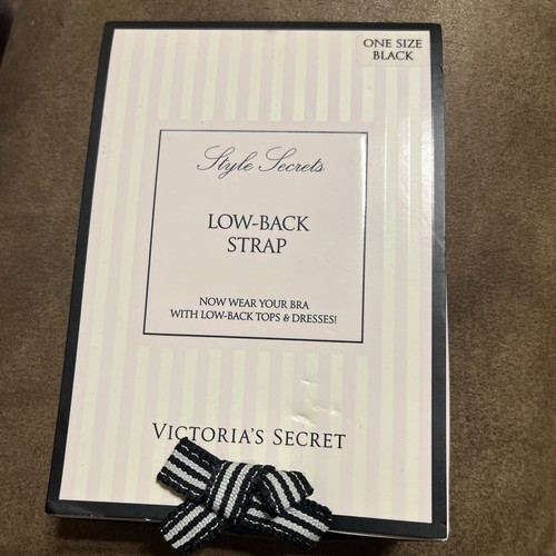 Victoria's Secret Style Secrets Low-Back Strap One Size In Black | eBay