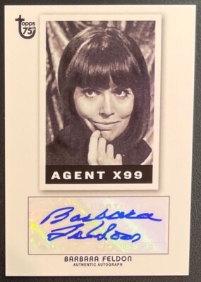 TOPPS 75TH BARBARA FELDON AUTOGRAPH - Agent 99 in Get Smart SC | eBay