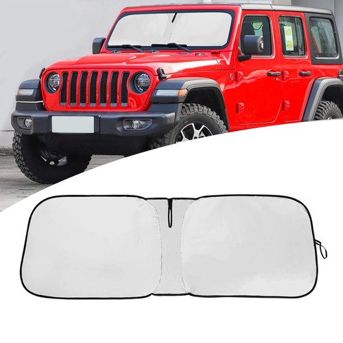 Car Front Windshield Sunshade Blocks UV Rays For Jeep Wrangler JL JLU ...