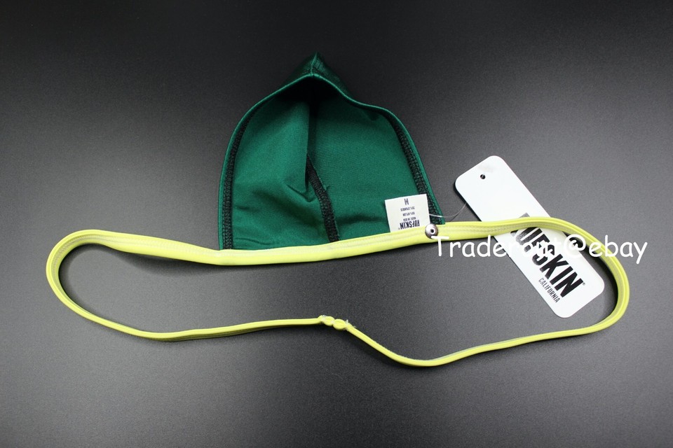 Rufskin Men Emerald Green sling swim Pouch Backless swimwear size L | eBay