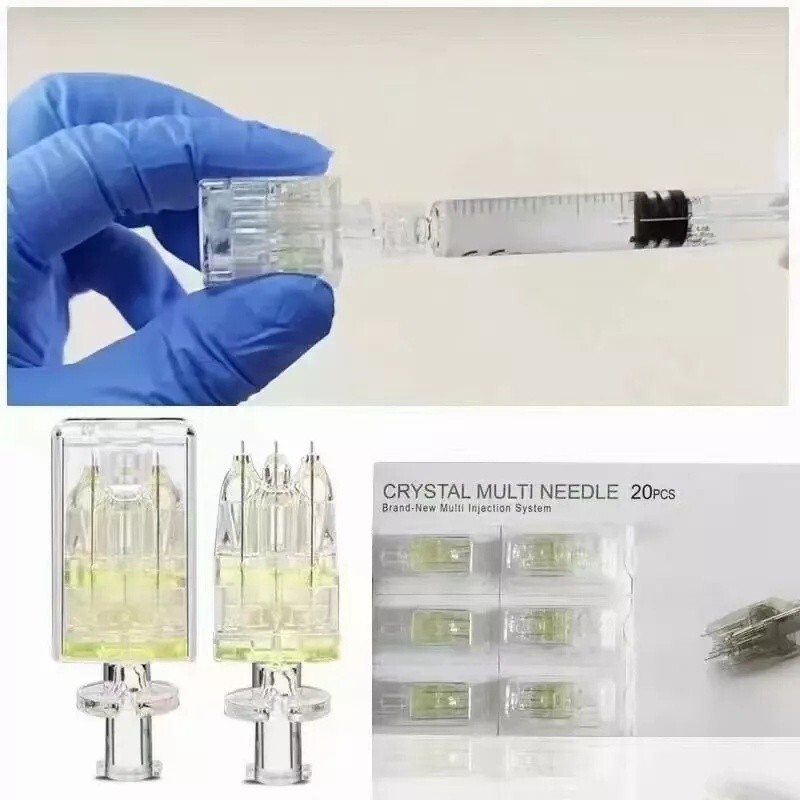 5-100pc 5 Pin Crystal Multi-Tips Replace Needle For Beauty Facial Skin ...