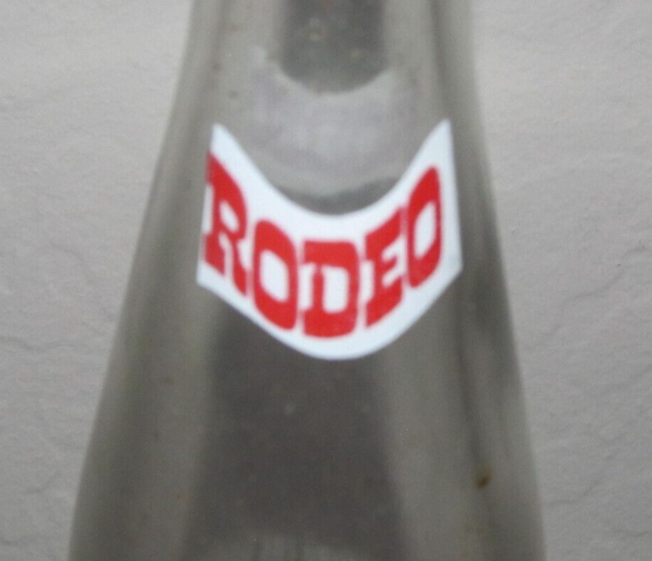 Vintage RODEO Beverage Soda Bottle Best In The West 10 Oz New Richmond ...