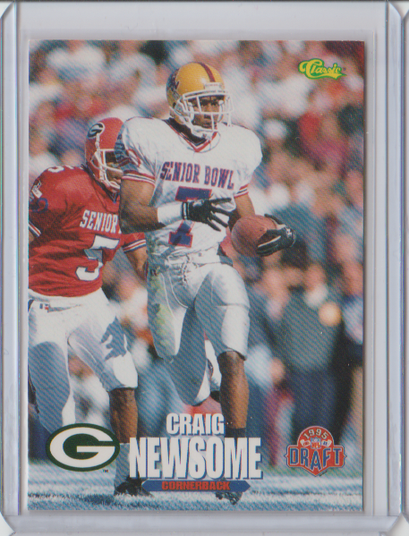 1995 Classic NFL Rookies Rookie #32 Craig Newsome Arizona St. Green Bay ...