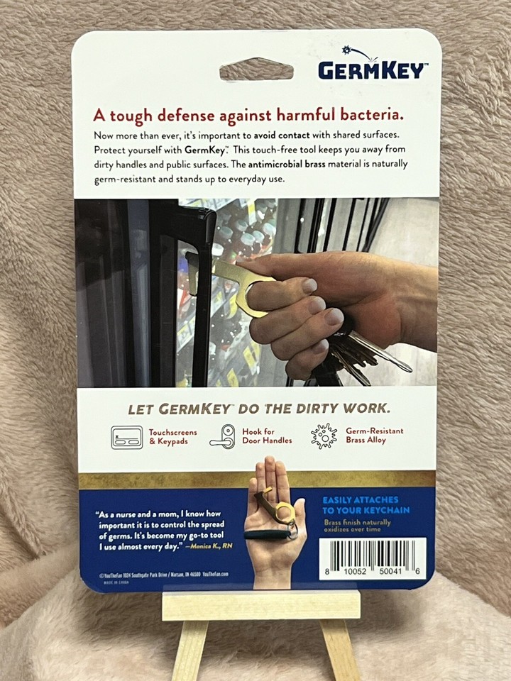 Germ Key Brass No Touch Hand Tool Door Opener Touch free | eBay